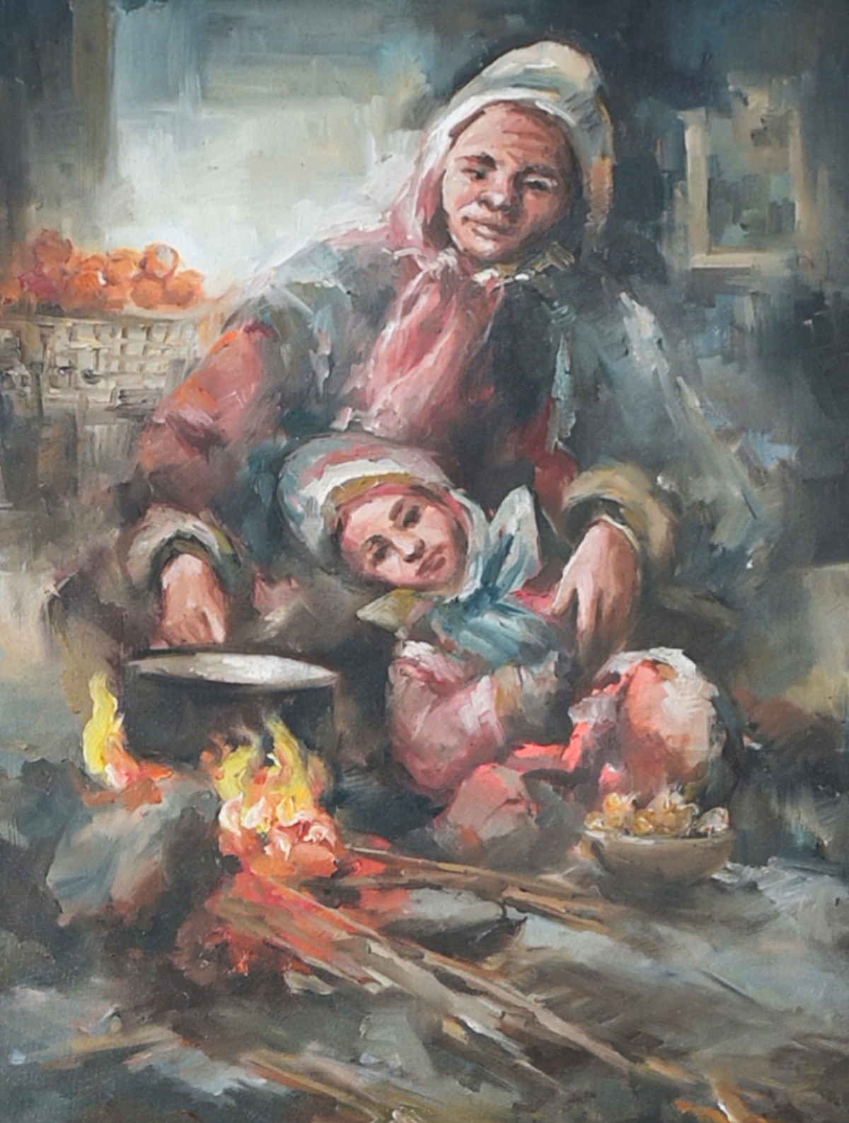 Cooking with love | Annapurna Art